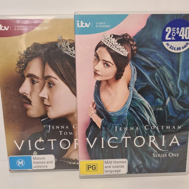 VICTORIA DVD COMPLETE Series 1 & 2 Jenna Coleman iTV British Queen ...