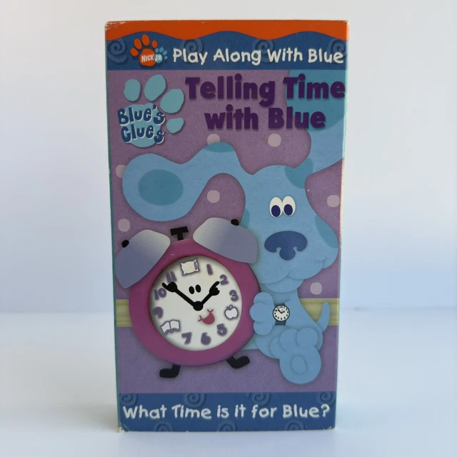 BLUES CLUES - Telling Time With Blue (VHS, 2002) £14.19 - PicClick UK