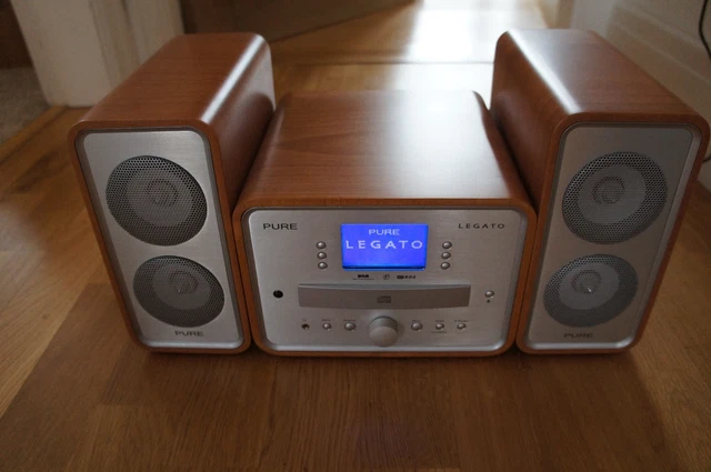 PURE LEGATO CD40 Digital DAB Radio / CD Player MP3 Remote Control ...