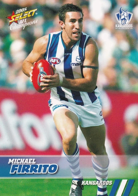 AFL 2008 SELECT North Melbourne - Michael Firrito Card No.100 $2.21 ...
