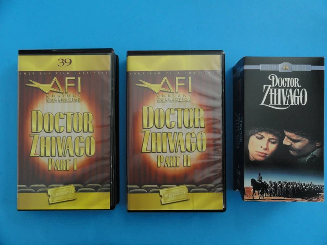 DOCTOR ZHIVAGO - 1965 Vhs 2 Tapes - Blockbuster Video Afi Collection ...