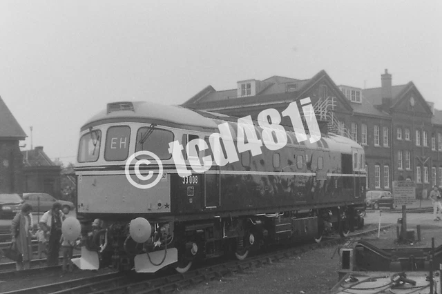 ORIGINAL 35MM NEGATIVE Class 33 33008 Eastleigh Works Open Day 1986 ...