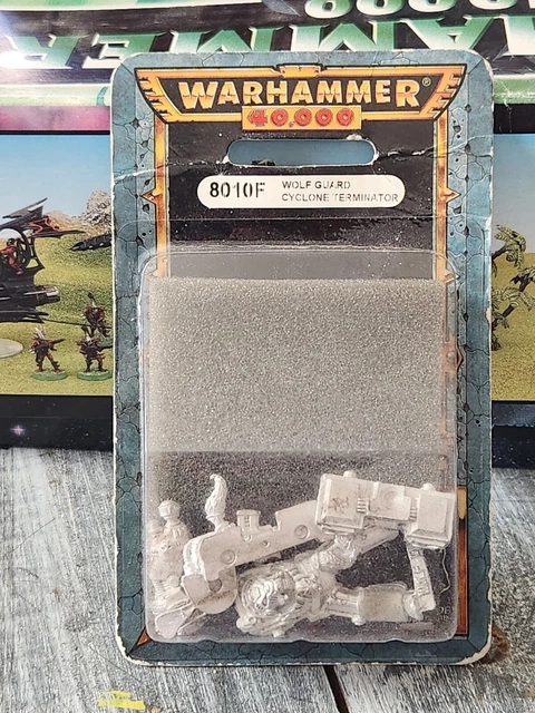 NEW METAL WOLF Guard Terminator-Cyclone Missile Launcher OOP Warhammer ...