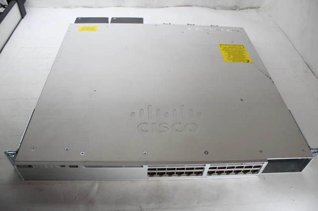 CISCO 9300 SERIES C9300-24U-E 24-Port Gigabit UPoE Switch w/ 2 1100W ...