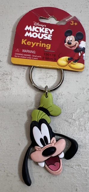 VINTAGE WALT DISNEY 2D Laser Cut Rubber Keyring Keychain Goofy £8.84 ...