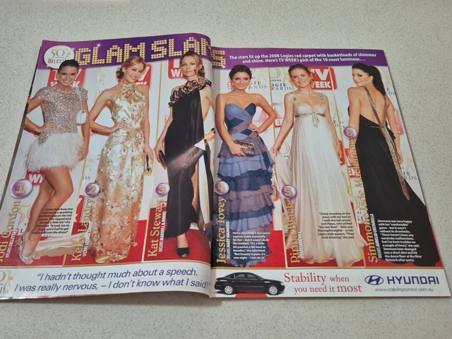 TV WEEK MAGAZINE May 17-23, 2008 50th Logies Awards, Kate Ritchie Pin ...
