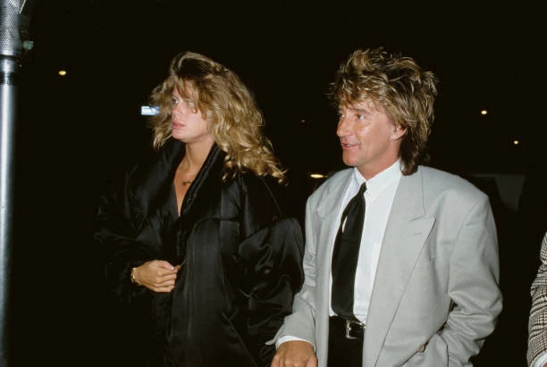 NEW ZEALAND MODEL Rachel Hunter her partner British singer songwri- Old ...