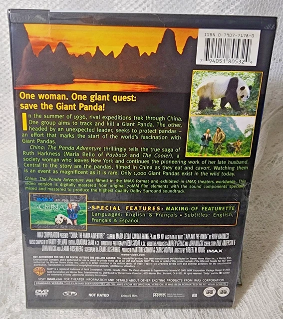 IMAX CHINA: THE Panda Adventure (2001) DVD SEALED Maria Bello $19.99 ...