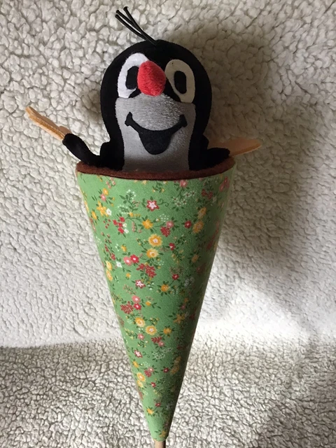 CZECH ZDENEK MILER Krtek Little Mole Pop Up Wooden Puppet Plush Soft ...