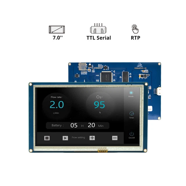 NEXTION BASIC 7.0& TFT LCD HMI Resistive Display Touch Panel Module for ...