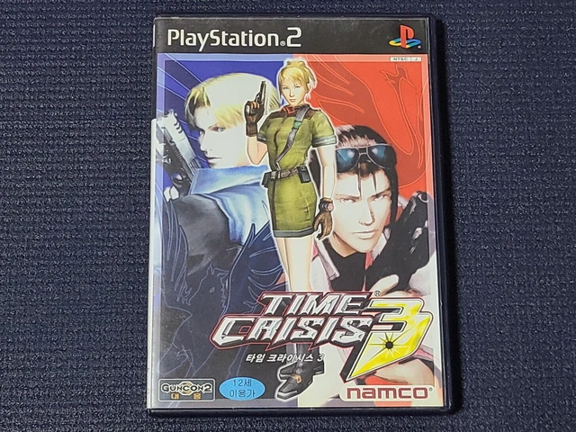 SONY PLAYSTATION2 TIME Crisis 3 Retro Game Korean Version for PS2 ...
