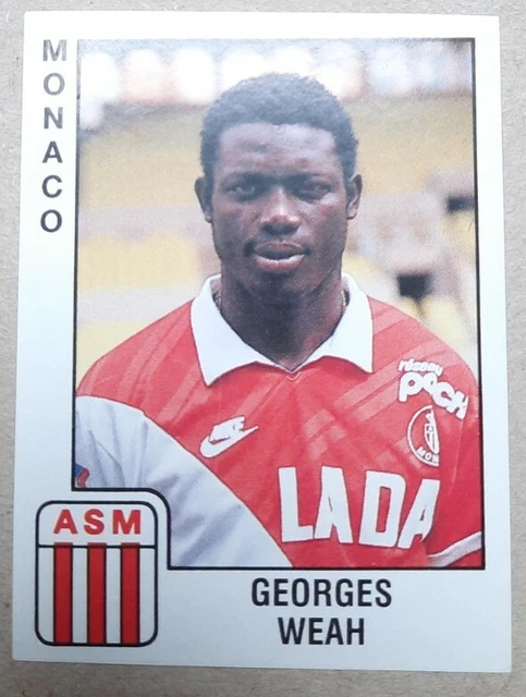 PANINI GEORGE WEAH Rookie Foot 90 As Monaco N°176 EUR 999,00 - PicClick FR