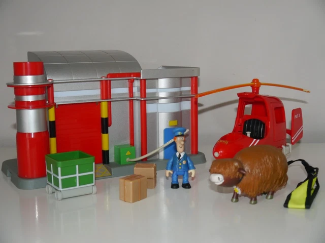 POSTMAN PAT BUNDLE SDS Sorting Office Musical Helicopter Pat Cow Daisy ...