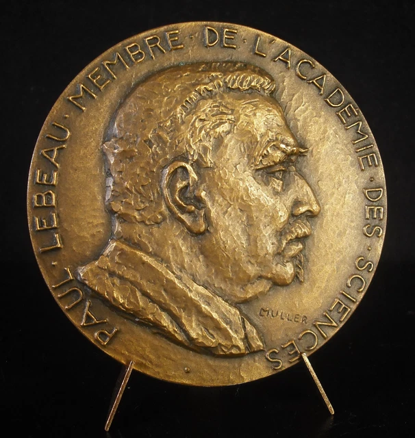 MEDAL PAUL LEBEAU Sciences Protection Of Gas Of Combat Masks Gas Medal ...