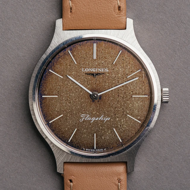 LONGINES FLAGSHIP AMAZING patina + Box vintage watch mens Swiss $830.00 ...