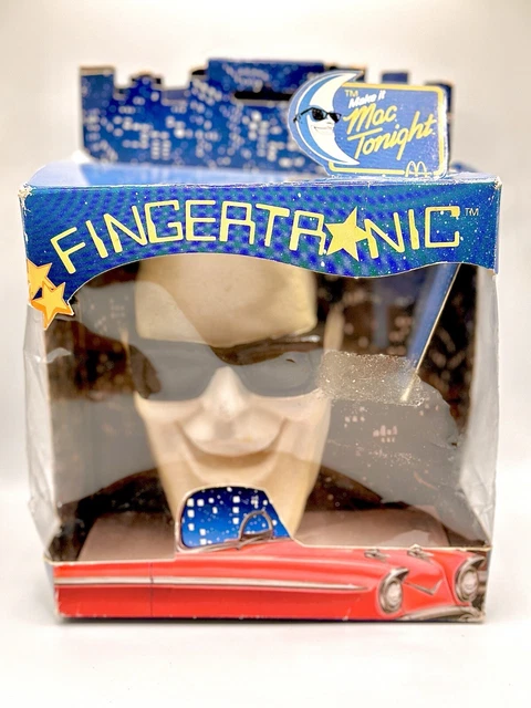 MCDONALD’S FINGERTRONIC 1986 Mac Tonight Moon Man EUR 328,60 - PicClick ES