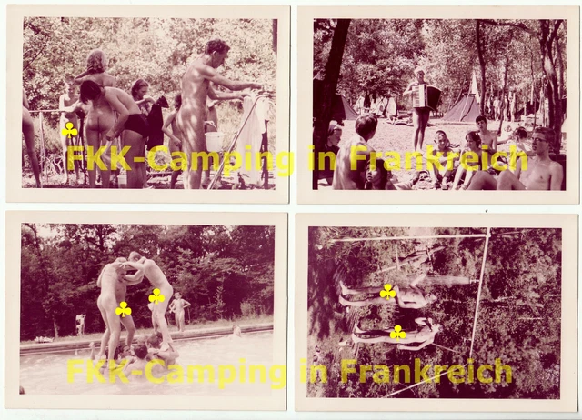 48 FOTOS NACKTE junge Männer Frauen FKK Camping Frankreich Héliomonde ...