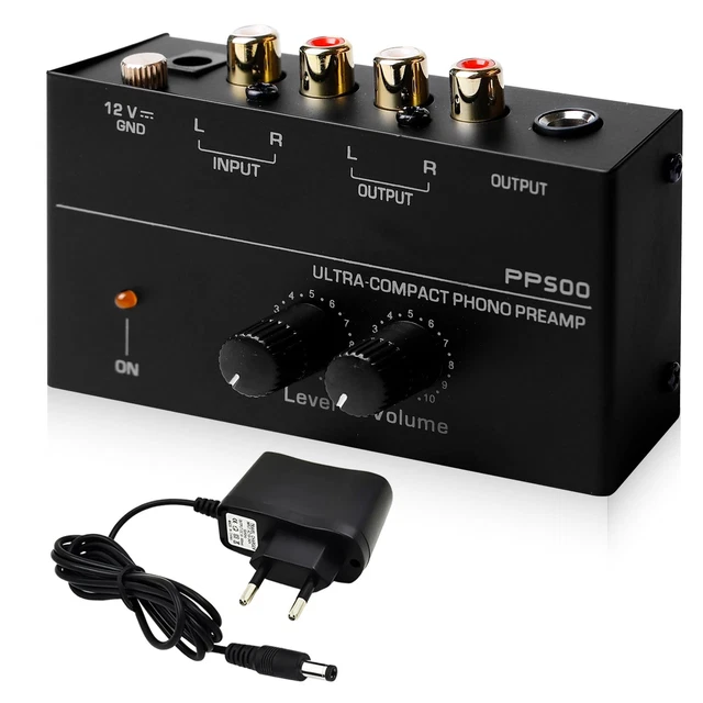 PRÉAMPLIFICATEUR PHONO PLATINE préamplificateur phono PP500 préamplificateur... EUR 31,30 ...