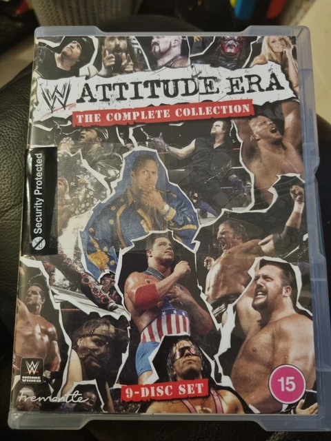 WWE ATTITUDE ERA The Complete 9 Disc Dvd Collection Vol 1-3 Set WWF Raw ...