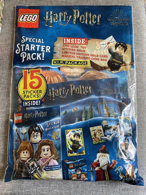 LEGO HARRY POTTER Wizarding World Adventure Sticker Starter Pack + Toy ...