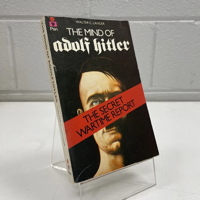 VINTAGE WW2 WAR Paperback Book Nazi Mind Of Adolf Hitler Walter Langer ...