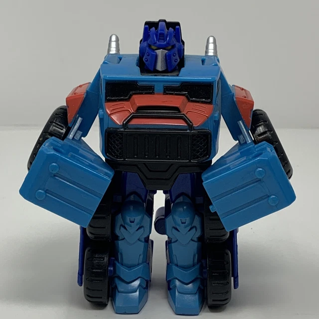 PLAYSKOOL HEROES TRANSFORMERS Rescue Bots Rescan Optimus Prime Blue ...