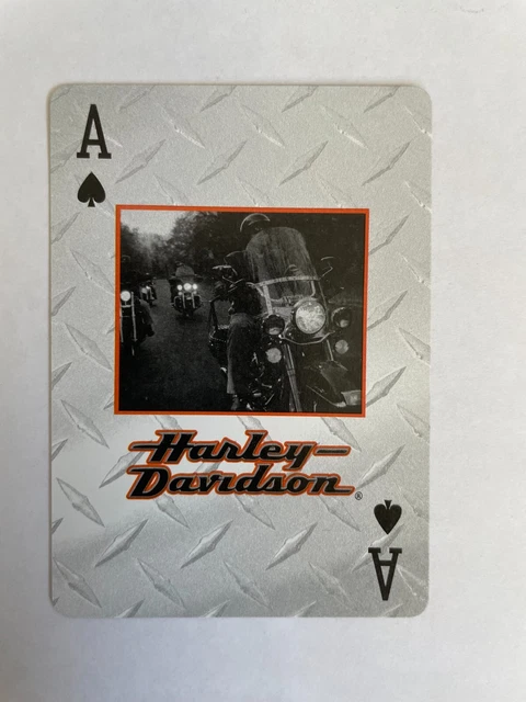 HARLEY DAVIDSON MOTORCYCLE Advert Classic Glide Rider 1999 Swap Playing ...