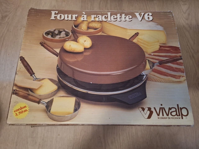 ANCIEN APPAREIL A Raclette, Rond, Vivalp V6, Vintage. Montagne, Chalet ...