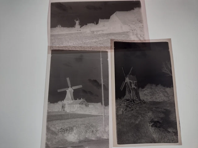 WINDMÜHLE FOTO WINDMILL 30-40iger Jahre Negative Windmolen Photo EUR 9 ...