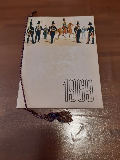 CALENDARIO STORICO DEI CARABINIERI anno 1969 ORIGINALE COMPLETO DI ...