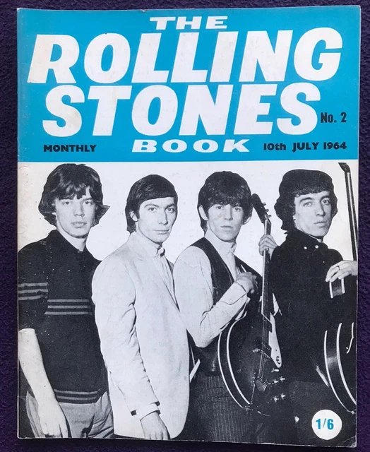 ORIGINAL THE ROLLING STONES BOOK MONTHLY Magazine No.2 July 1964 £19.99 ...