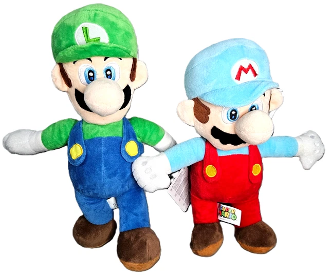 SUPER MARIO PLUSH Toys BNWT Mario Ice & Luigi Stuffed Plush Good Stuff ...