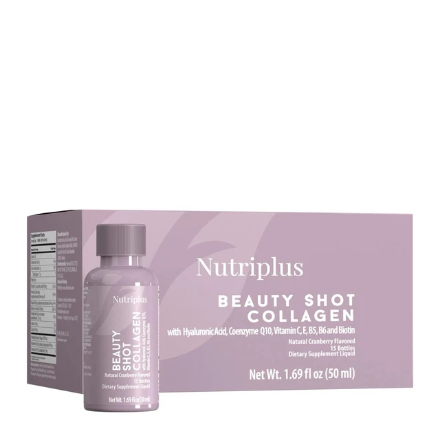 NUTRIPLUS BEAUTY SHOT Collagen Farmasi Liquid High Collagen 15 Shots £ ...