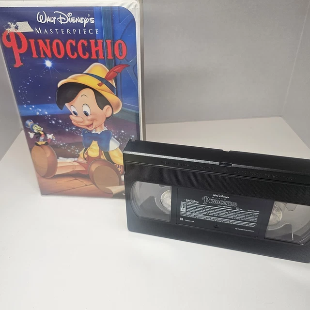 PINOCCHIO VHS WALT Disney Masterpiece Collection Fully Restored Classic ...