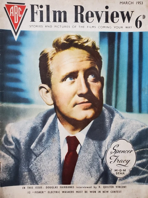 ABC FILM REVIEW March 1953 - Spencer Tracy, Alan Ladd, Eleanor Parker £ ...