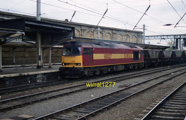 ORIGINAL RAILWAY PHOTOGRAPHIC negative Class 60 60027 at Carlisle £2.00 ...