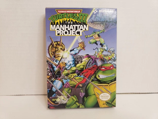 TEENAGE MUTANT NINJA Turtles III: The Manhattan Project Nintendo Nes W ...