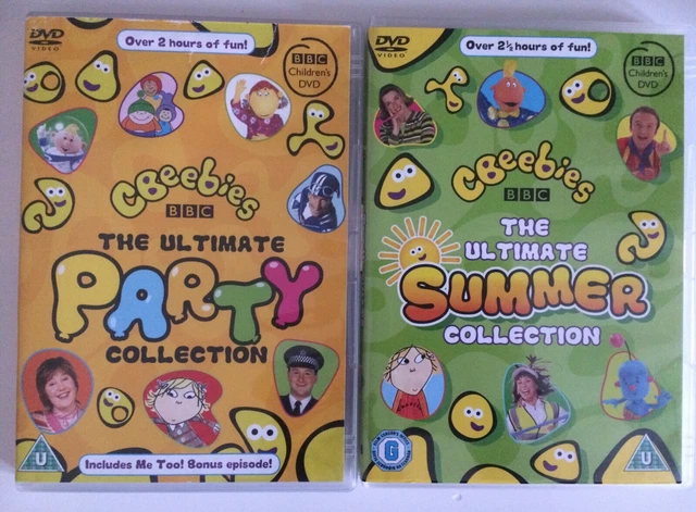 CBEEBIES 2 DVDS THE ULTIMATE PARTY COLLECTION AND SUMMER COLLECTION ...