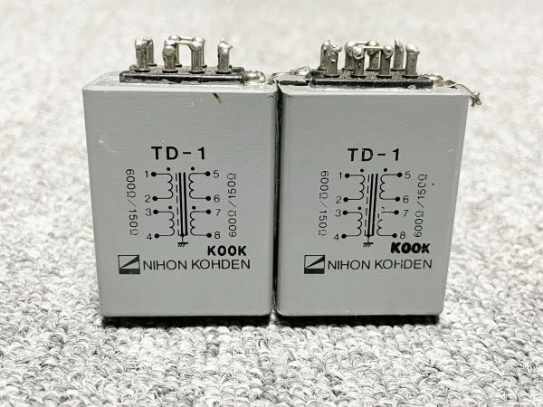 NIHON KOHDEN TD-1 600/150 Ligne Transformateur Set De 2 Actif Article 4 EUR 272,54 - PicClick FR