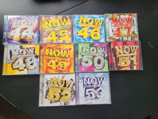 NOW THAT'S WHAT I Call Music Double CDs BUNDLE, 44,45,46,47,48,49,50,51 ...