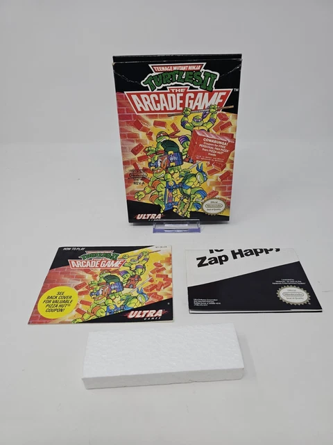 NES TMNT II Teenage Mutant Ninja Turtles II The Arcade Game Box Manual ...