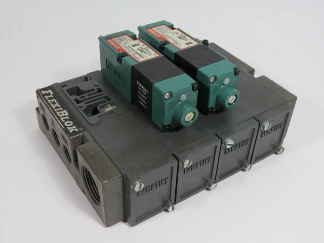 NUMATICS 081SA400K000030 MANIFOLD Assembly 100-115V@50Hz 110-120V@60Hz ...