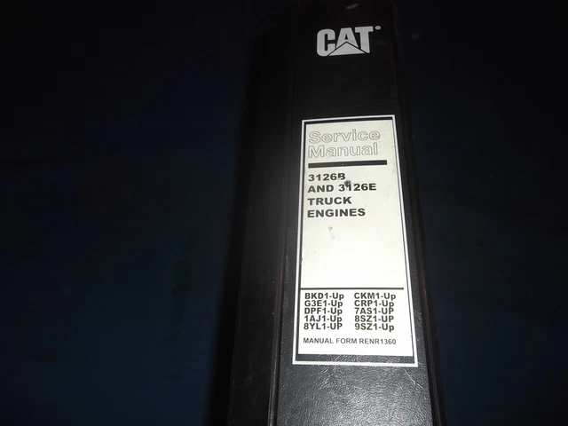 CAT CATERPILLAR 3126B 3126E Truck Engine Shop Repair Service Manual ...