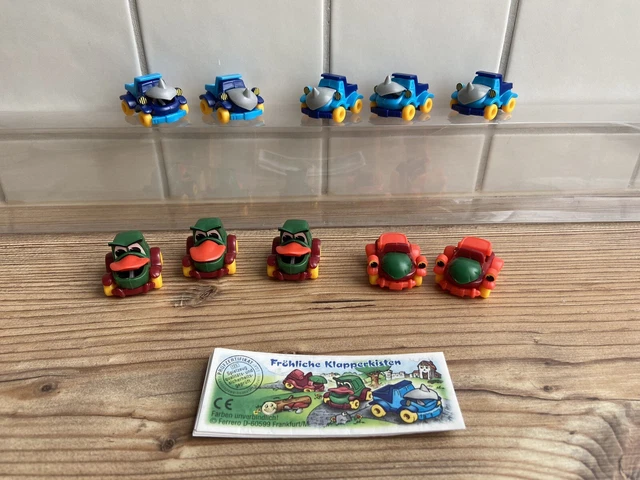 FERRERO 10X FRÖHLICHE KLAPPERKISTEN inkl FARB VARIANTEN Rino DAFFI Hugo ...