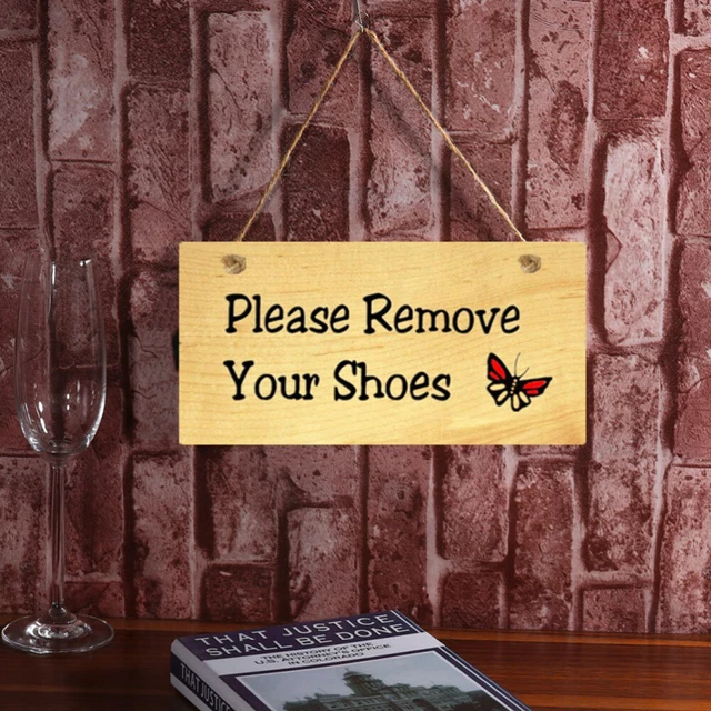 OFFICE PLEASE REMOVE Your Shoes Door Sign Home Decoration £8.68 ...