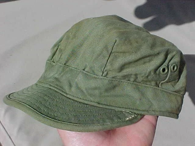 ORIGINAL WWII US Hbt Short Bill Cap - Size 7 £72.55 - PicClick UK