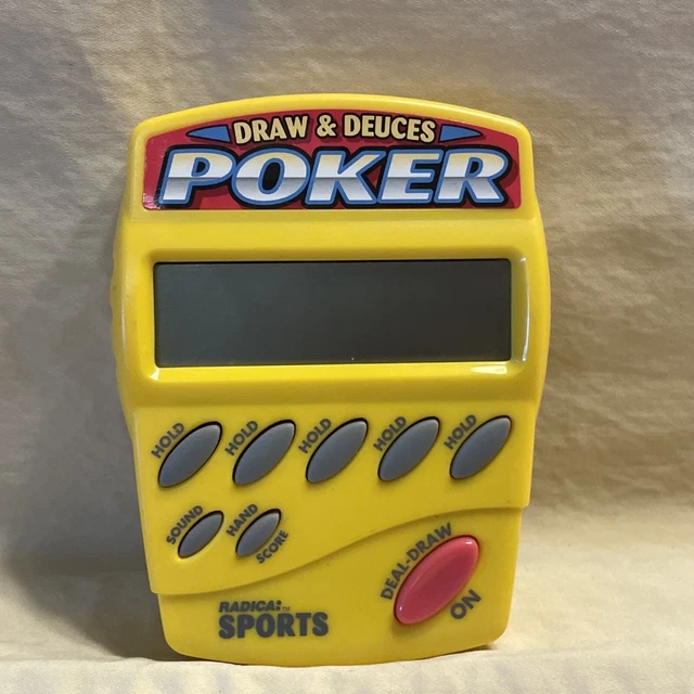 RADICA SPORTS DRAW & Deuces Poker Handheld Electronic Game EUR 5,08 - PicClick DE