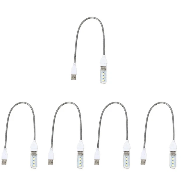 5 COUNT MONITOR Rechargeable Disk Night Light Led Lamp Lamps Student £ ...