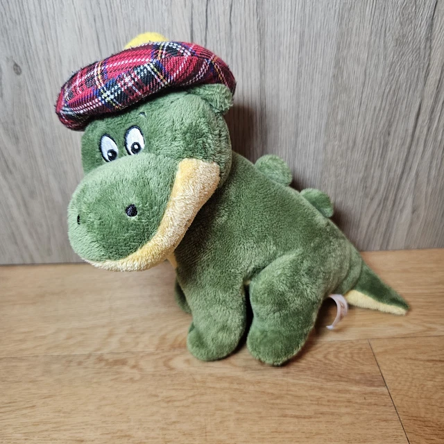 NESSIE LOCH NESS Monster Plush Scottish Stuffed Plaid Hat Faithful ...