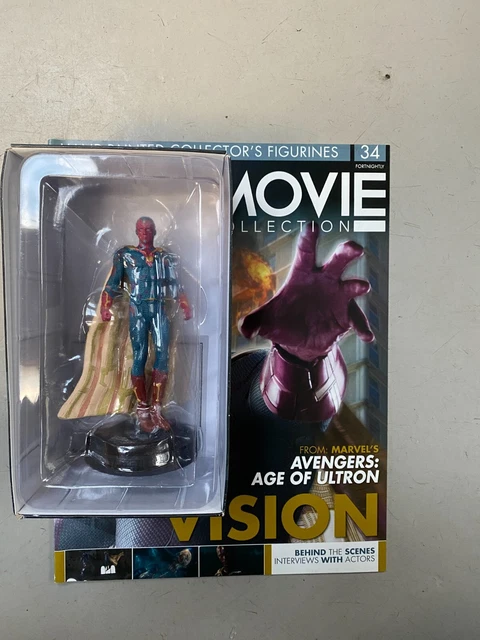 MARVEL MOVIE COLLECTION Issue 34 Vision Eaglemoss Figurine Figure ... MARVEL MOVIE COLLECTION Issue 34 Vision Eaglemoss Figurine Figure ...